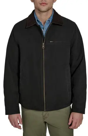 LEVI'S Canvas Utility Jacket With Quilted Lining Black