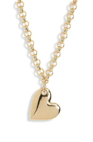 Baublebar Heart Pendant Necklace - Gold