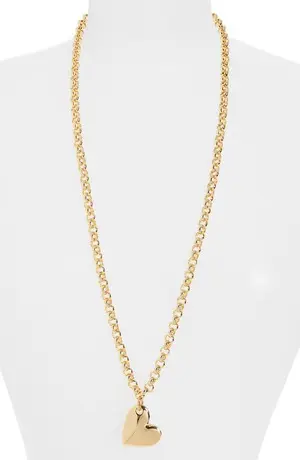 Baublebar Heart Pendant Necklace - Gold