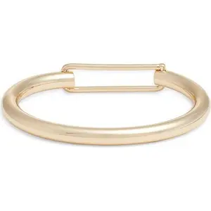 Nordstrom Open Rectangle Closure Bangle - Gold
