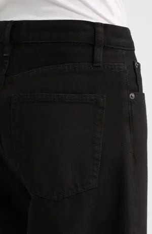 FRAME Bow Crop Barrel Leg Jeans