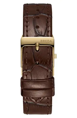 BREDA Virgil Leather Strap Watch