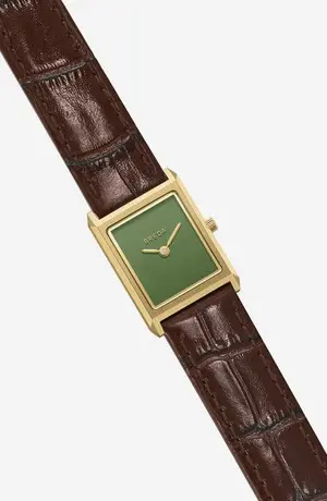 BREDA Virgil Leather Strap Watch