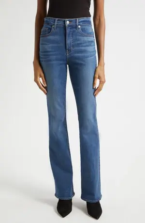 Veronica Beard Cameron High Waist Bootcut Jeans