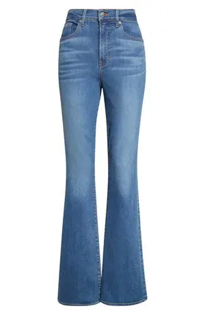 Veronica Beard Cameron High Waist Bootcut Jeans