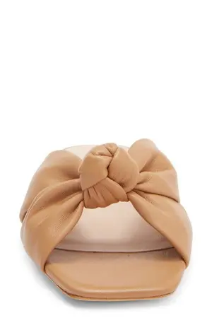 LOEFFLER RANDALL Claudette Mignon Knot Slide Sandal - Dune