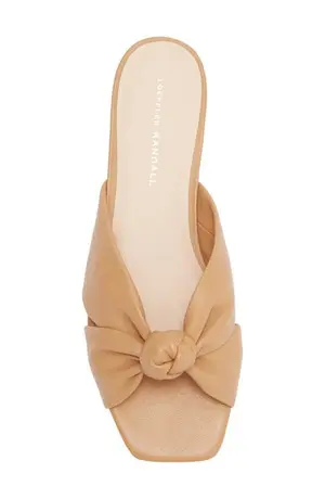LOEFFLER RANDALL Claudette Mignon Knot Slide Sandal - Dune