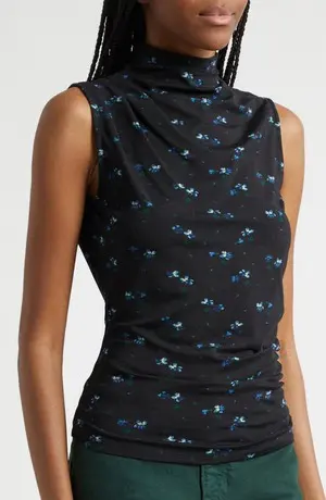 Veronica Beard Mylie Floral Sleeveless Top