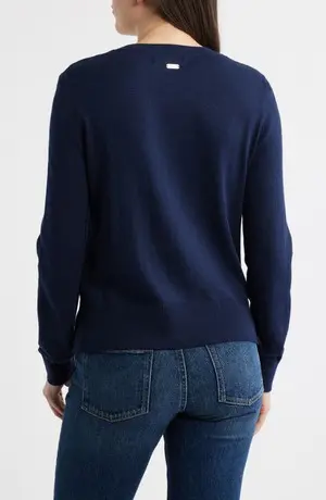 Barbour Alder Intarsia Cotton & Cashmere Sweater