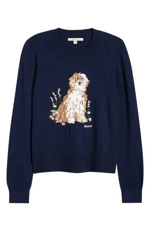 Barbour Alder Intarsia Cotton & Cashmere Sweater