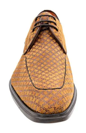 Mezlan Embossed Derby - Tan
