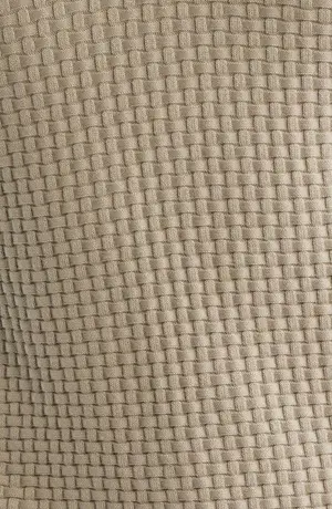 Bugatchi Basket Stitch Cotton Blend Polo Sweater - Cobblestone