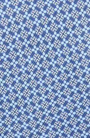 David Donahue Neat Silk Tie