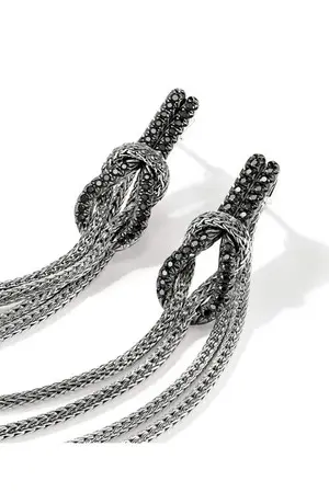John Hardy Love Knot Drop Earrings
