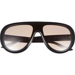 Quay Set List 134mm Aviator Shield Sunglasses