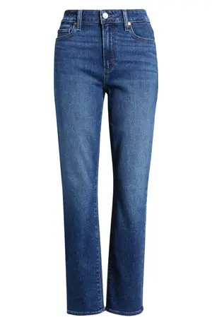 Paige Cindy High Waist Ankle Straight Leg Jeans
