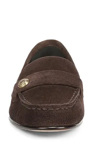 Veronica Beard Paley Loafer - Espresso Suede