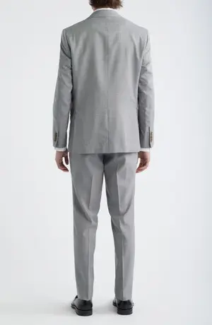 JACK VICTOR Esprit Contemporary Fit Glen Check Super 100s Wool Suit