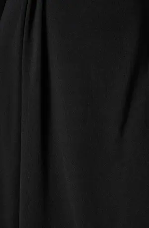 Donna Karan New York Side Drape Long Sleeve Dress