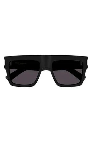 Saint Laurent 55mm Flat Top Sunglasses