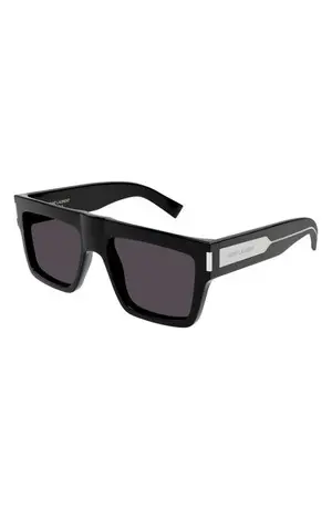 Saint Laurent 55mm Flat Top Sunglasses