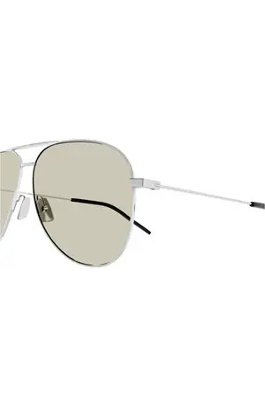 Saint Laurent Classic 59mm Polarized Aviator Sunglasses