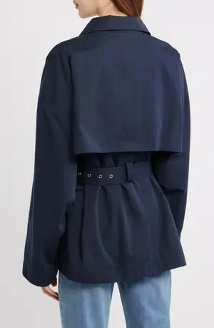 FRAME The Short Field Trench Jacket