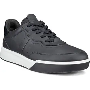 Ecco Street Court Low Top Sneaker - Black/black