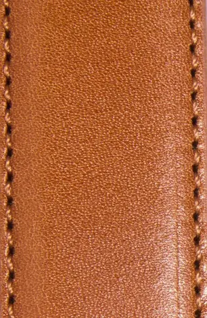 Veronica Beard Suede Belt With Gold Tone Buckle