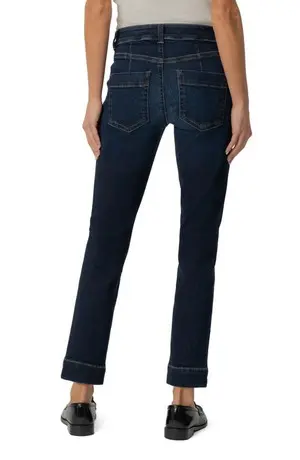 Kut From The Kloth Reese High Rise Ankle Slim Straight Leg Jeans
