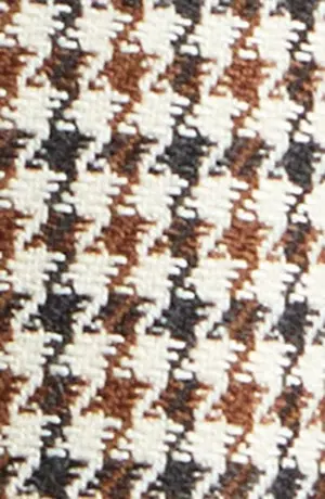 REISS Solene Houndstooth Check Wool Blend Jacket
