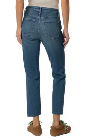 Kut From The Kloth Rachael High Waist Raw Hem Crop Mom Jeans
