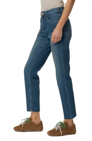 Kut From The Kloth Rachael High Waist Raw Hem Crop Mom Jeans