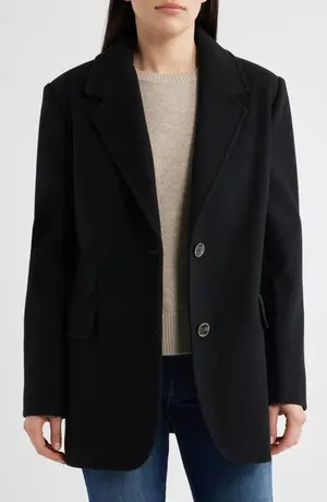 CECE DUPRAZ Oversize Single-breasted Blazer - Black