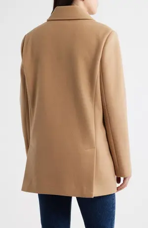 CECE DUPRAZ Oversize Single-breasted Blazer - Camel