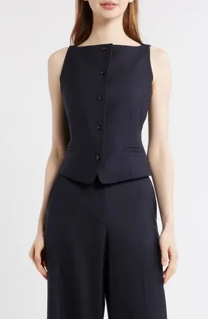 Theory Boatneck Vest