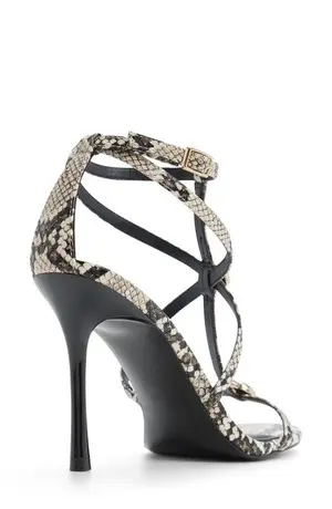 Aldo Novalya Ankle Strap Sandal - Black Combo