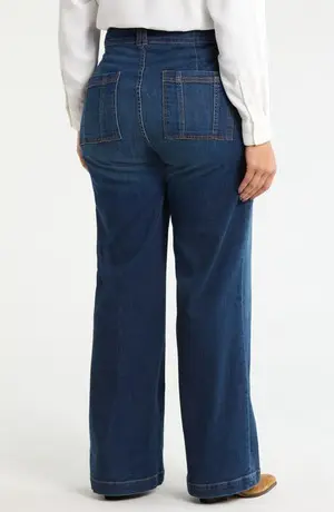 Kut From The Kloth Jodi High Waist Wide Leg Utility Jeans