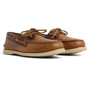 Sperry Gold Cup Authentic Original 2-eye Boat Shoe - Tan Combo