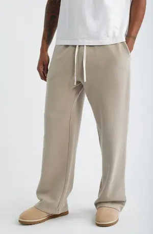 ELWOOD Straight Leg Sweatpants - Tan