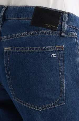 Rag & Bone Featherweight Saige Low Rise Relaxed Straight Leg Jeans