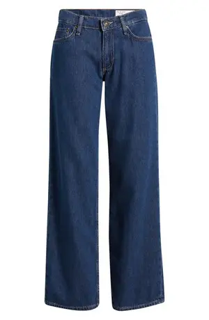 Rag & Bone Featherweight Saige Low Rise Relaxed Straight Leg Jeans