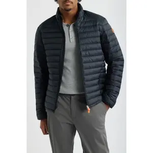 SAVE THE DUCK Alexander Water Repellent Puffer Jacket Black