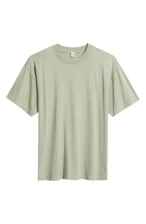 ELWOOD Distressed Organic Cotton T-shirt - Sage