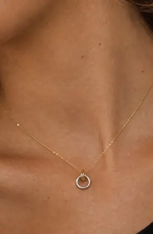 Argento Vivo Knot Drop Pendant Necklace