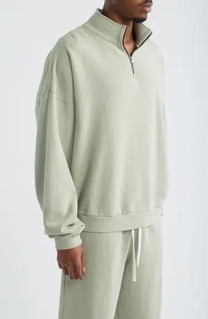 ELWOOD Organic Cotton Quarter Zip Pullover