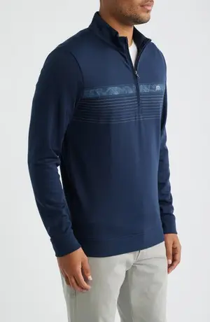 Travis Mathew Overnight Train Quarter Zip Pullover