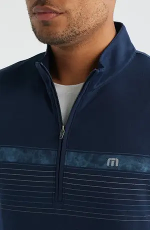 Travis Mathew Overnight Train Quarter Zip Pullover
