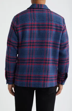 WAX LONDON Whiting Wye Check Overshirt
