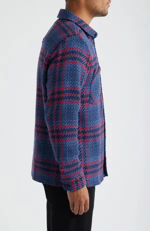 WAX LONDON Whiting Wye Check Overshirt
